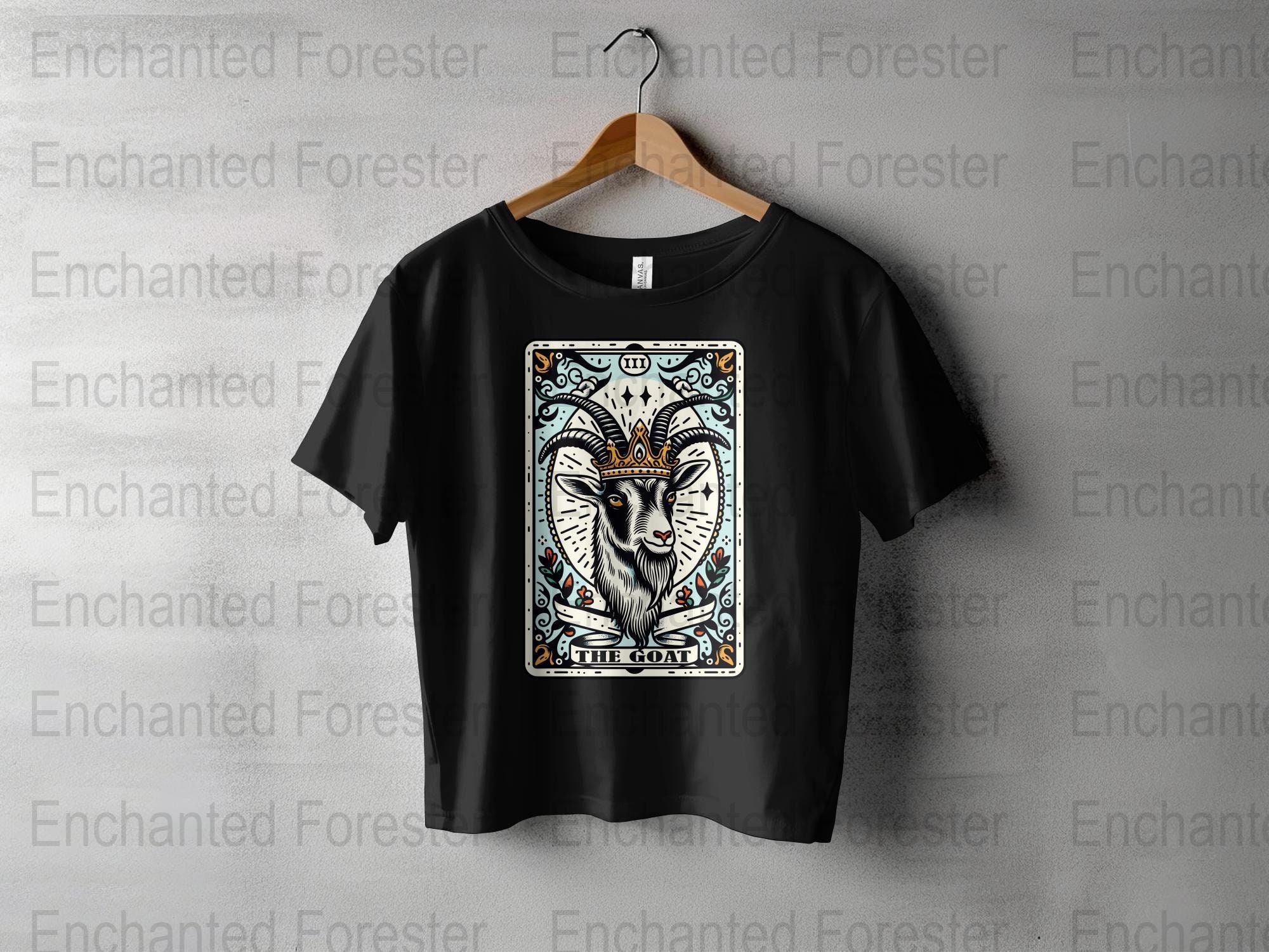 Goat King Tarot Card: Funny Zodiac Print (PNG SVG Digital Download) - Etsy