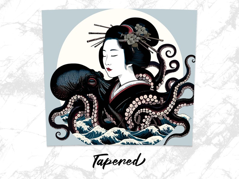 Geisha Octopus Witch Demon Slayer Retro Japense Vibe - Ukiyo ...