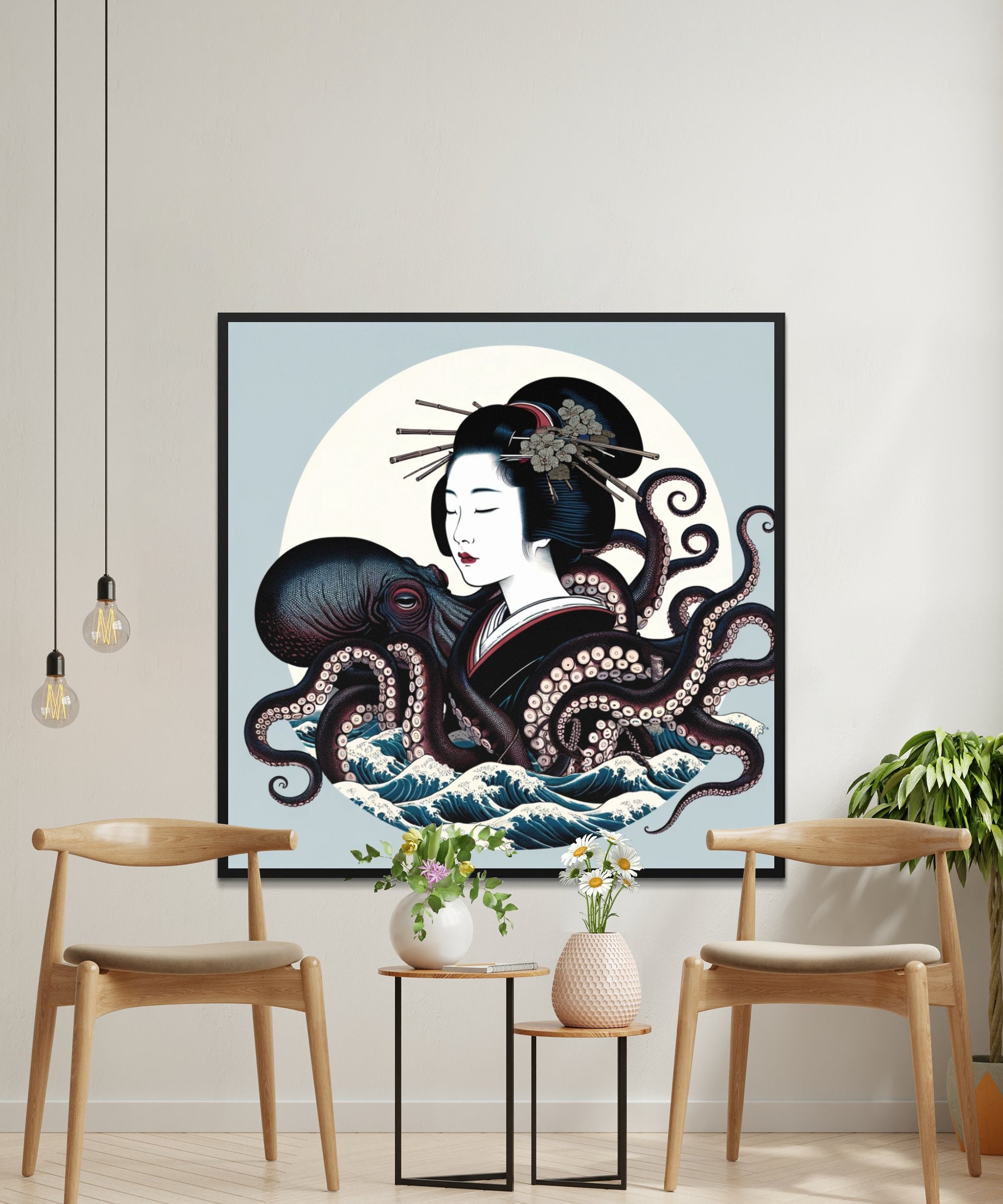 Geisha Octopus Witch Demon Slayer Retro Japense Vibe - Ukiyo ...