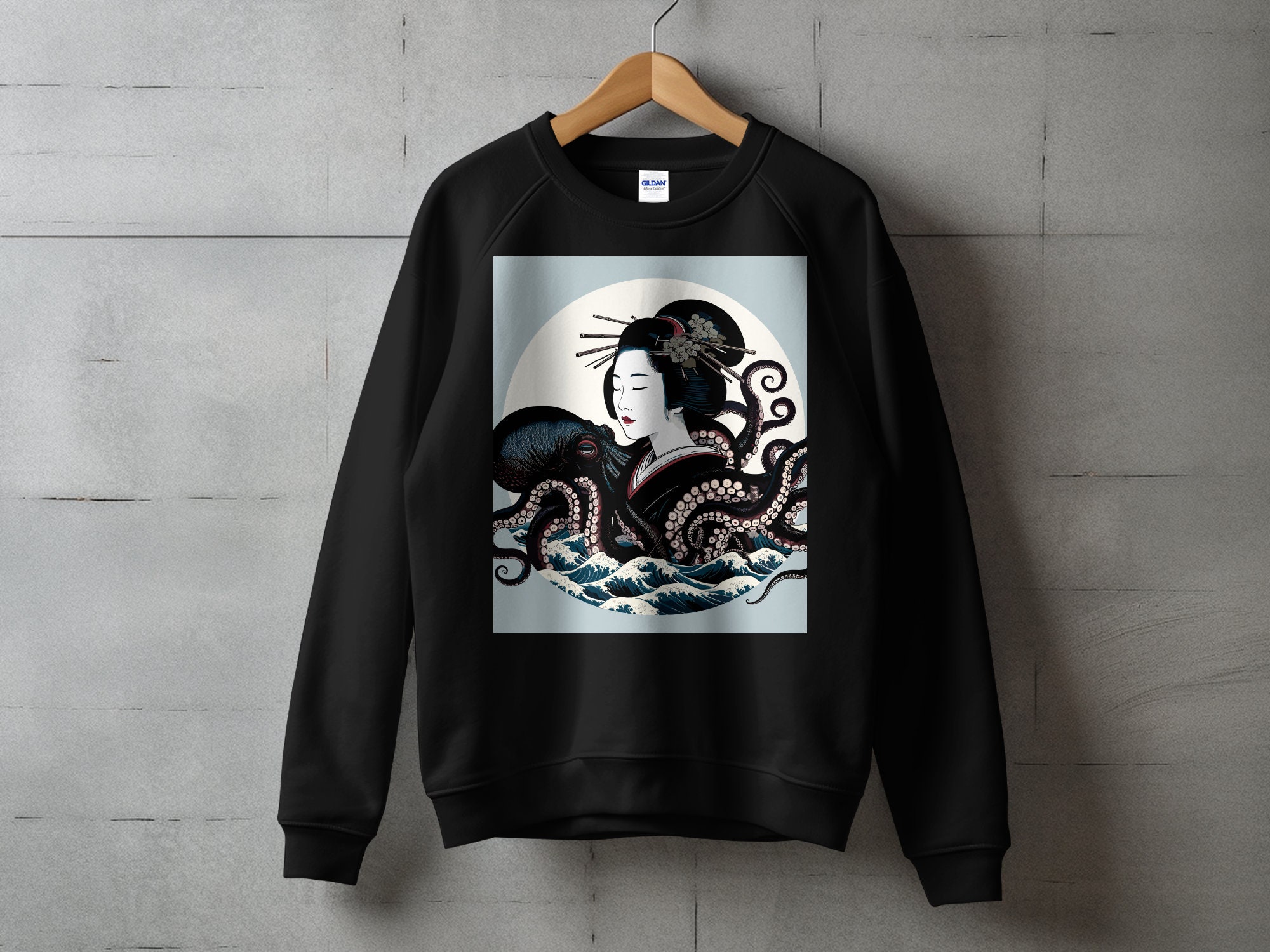 Geisha Octopus Witch Demon Slayer Retro Japense Vibe - Ukiyo ...
