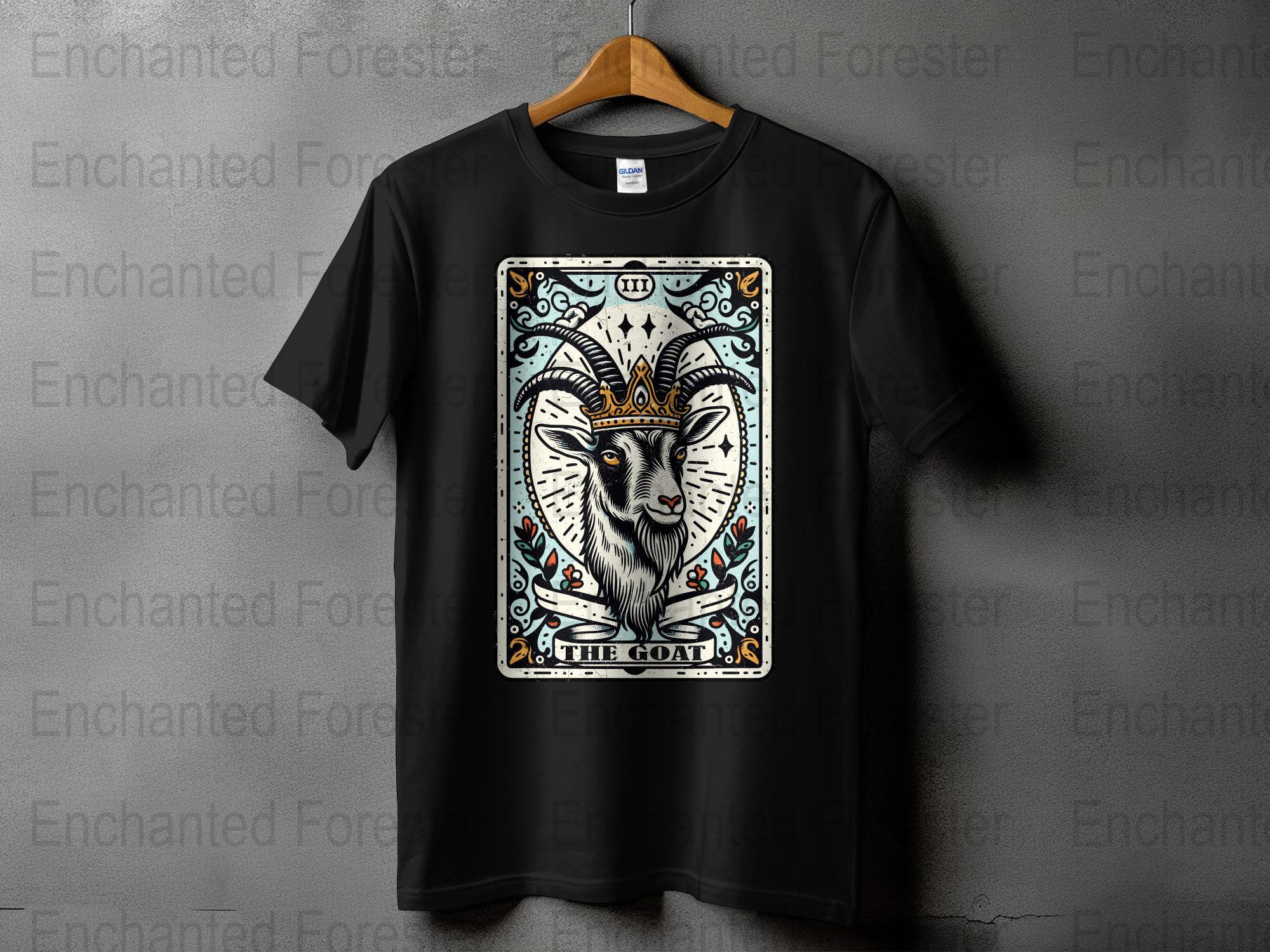 Goat King Tarot Card: Funny Zodiac Print (PNG SVG Digital Download) - Etsy