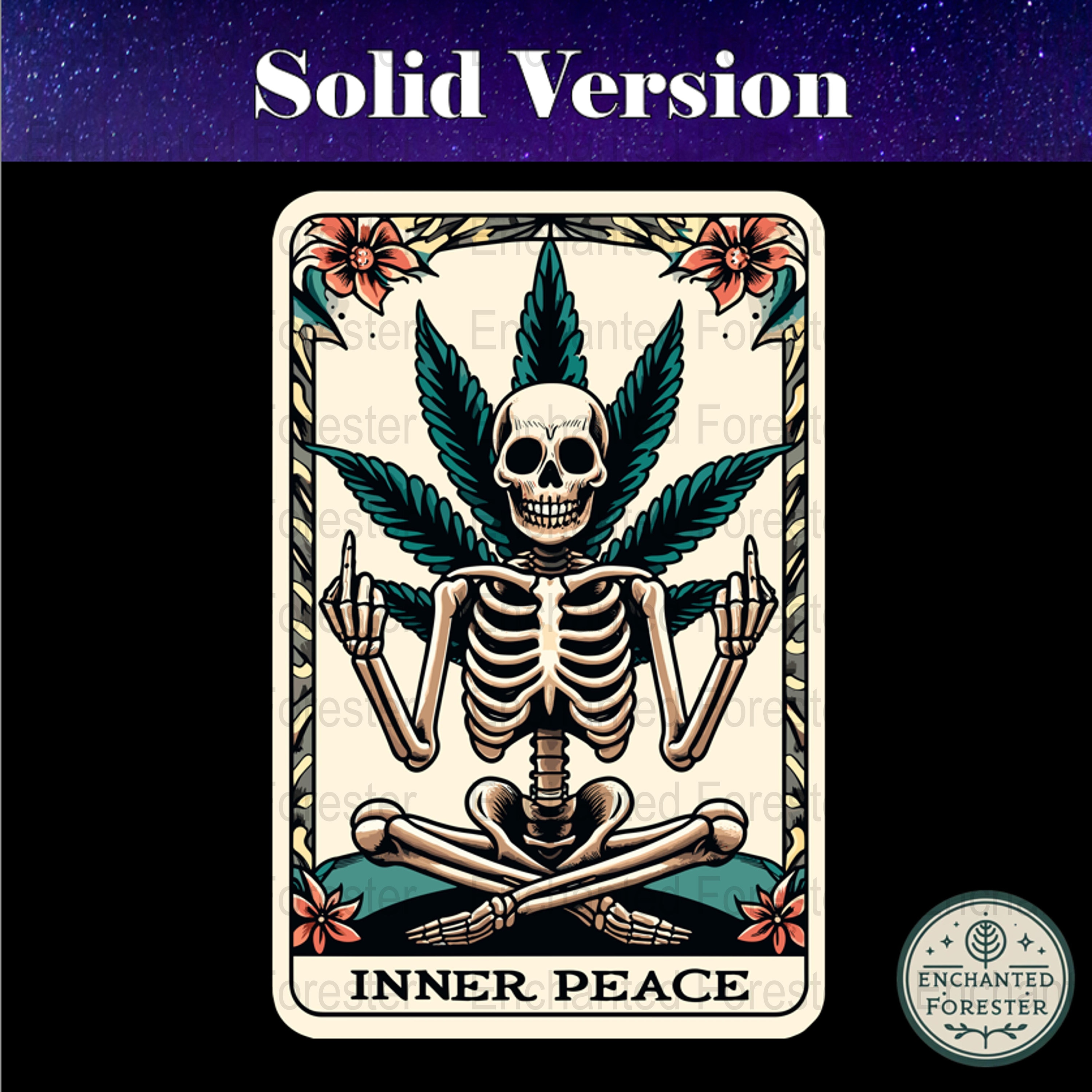 Idgaf Snarky Tarot Card PNG SVG, Skeleton Tarot, Skull, Digital Print ...