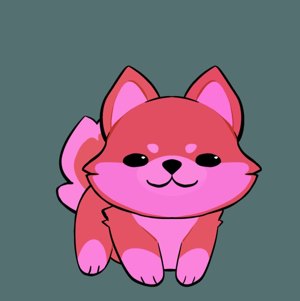 Shiba Inu Dog Vtuber Pet Stream Premade Customizable Model - Live2d ...