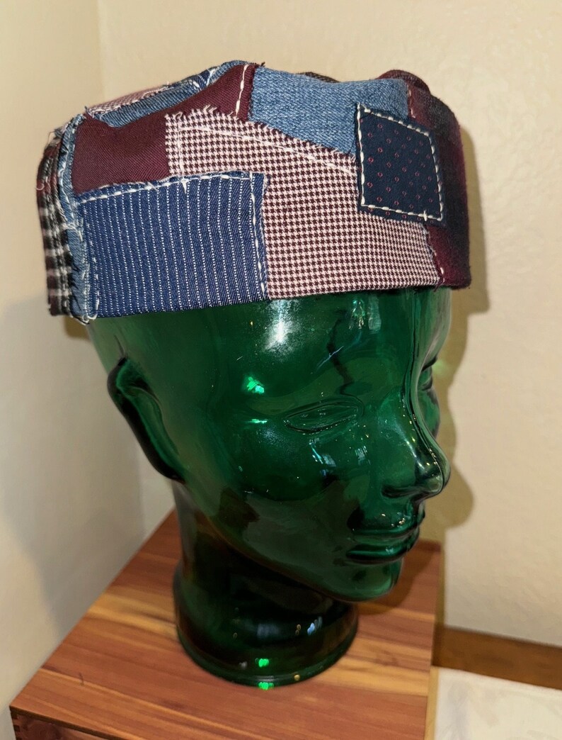 Boro Inspired Skufia Style Hat - Etsy