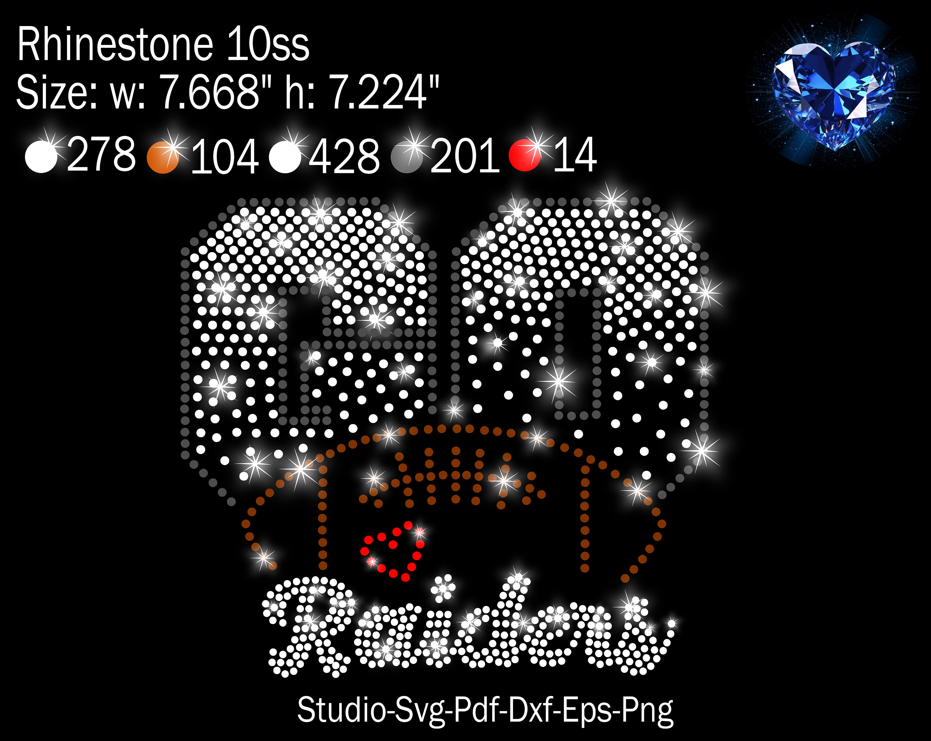 Raiders Rhinestone, Raiders Svg, American Football Rhinestone ...