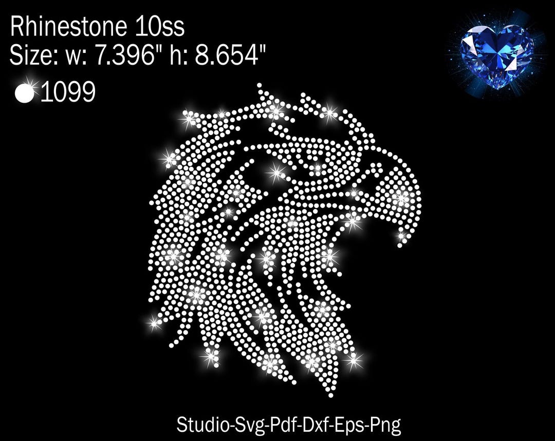 Eagle Rinestone, Usa Rhinestone, Eagle Svg, Independence Day Rhinestone ...