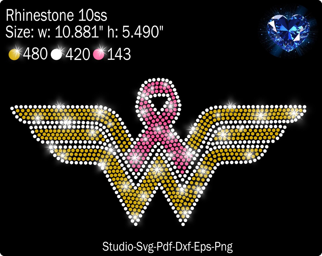 Cancer Rhinestone, Cancer Svg, Rhinestone Svg, Rhinestone Template ...