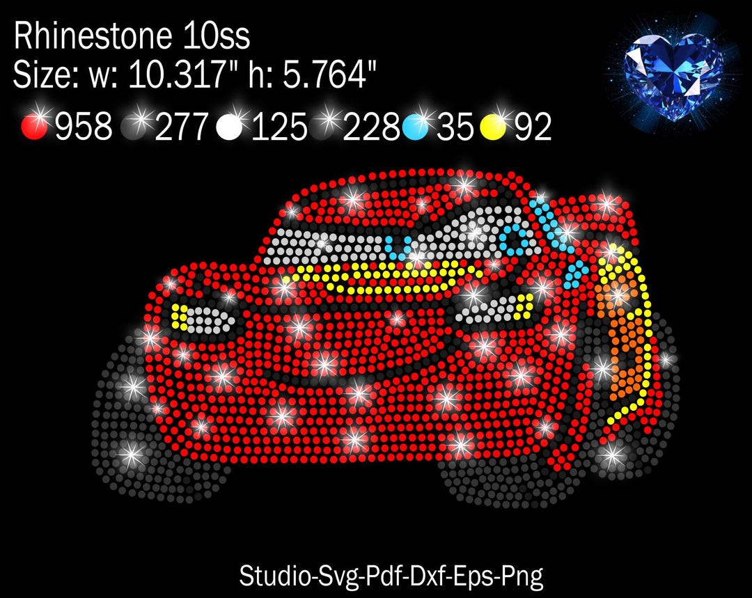 Car Rhinestone, Car Svg, Rhinestone Svg, Rhinestone Template ...