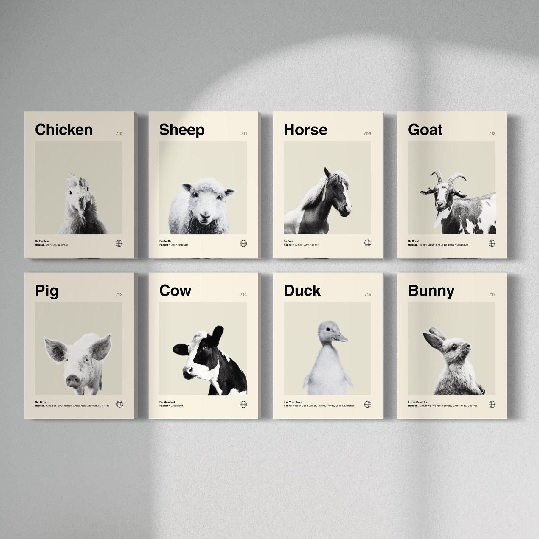Farm Bundle Poster, Farm Animals Poster, Farm Animal Prints, Farm ...