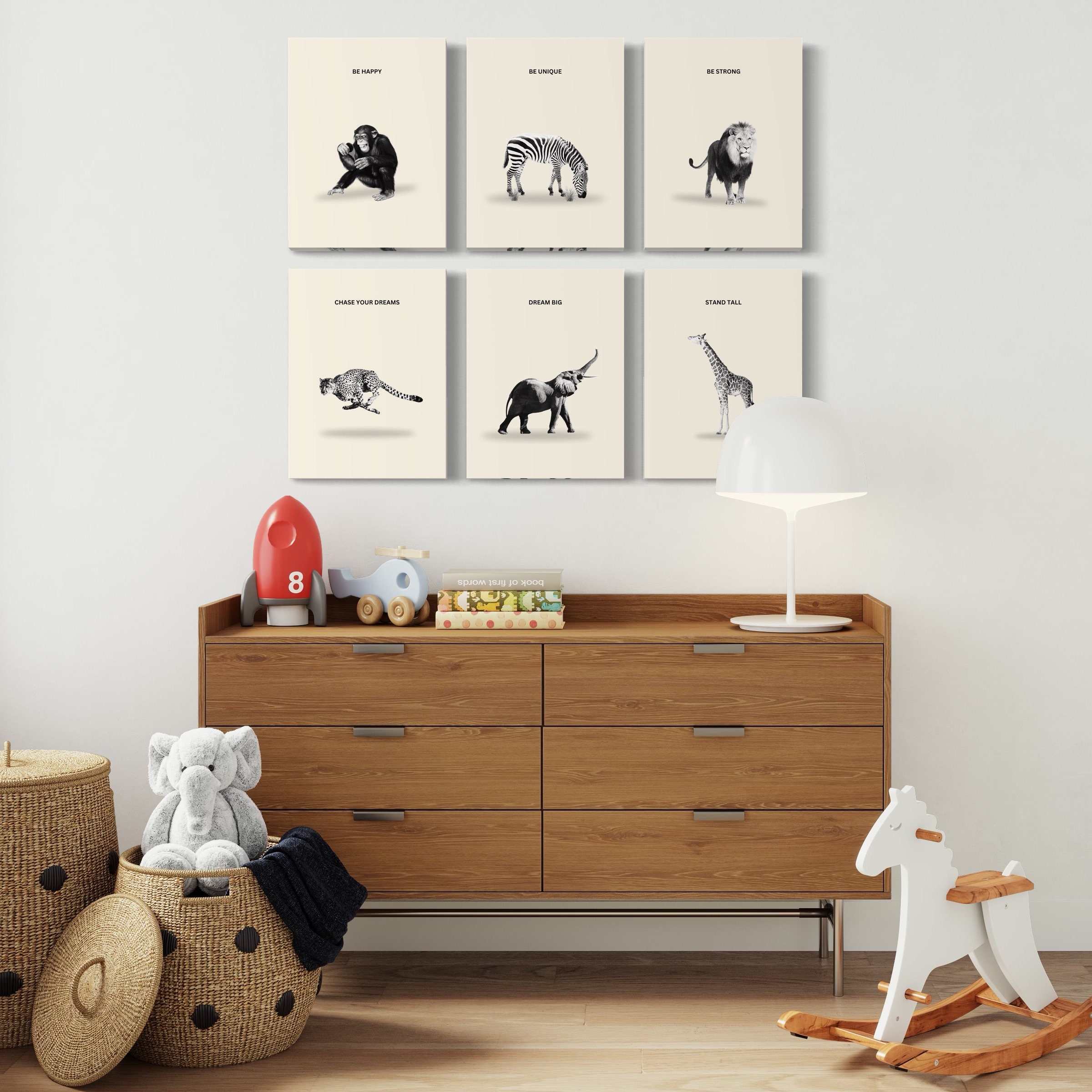 Safari Animal Bundle Posters, Safari Animal Bundle Prints, Monkey ...