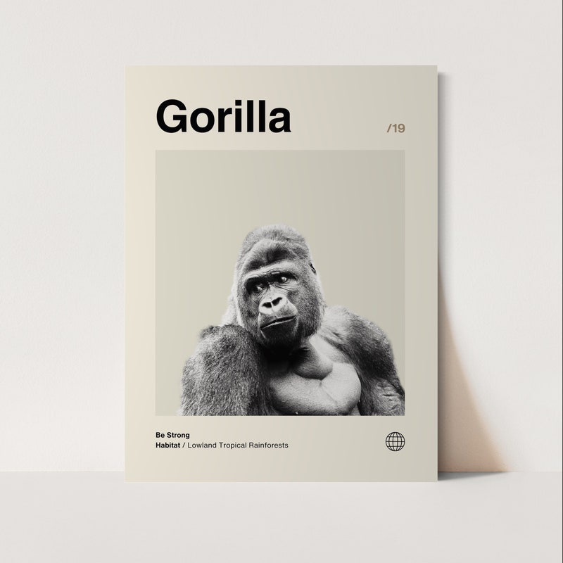 Gorilla Tag Poster - Etsy