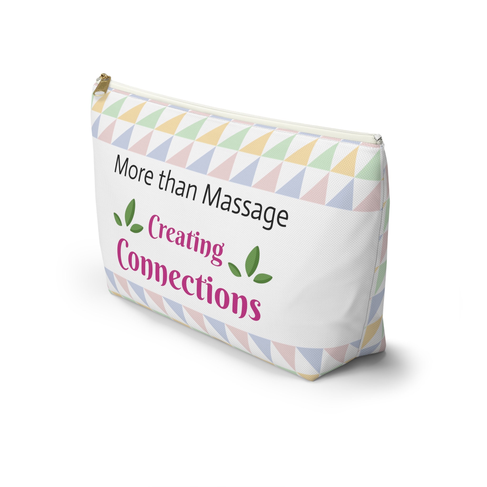 Massage Therapist Gift: Creating Connections Pouch | Accessory Pouch W ...