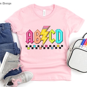 ABCD Teacher Shirt, Kindergarten Teacher Shirt, Elementary School Shirt ...