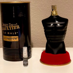 Jean Paul Gaultier Le Male Le Parfum 3ML/5ML/10ML Travel Spray - Etsy