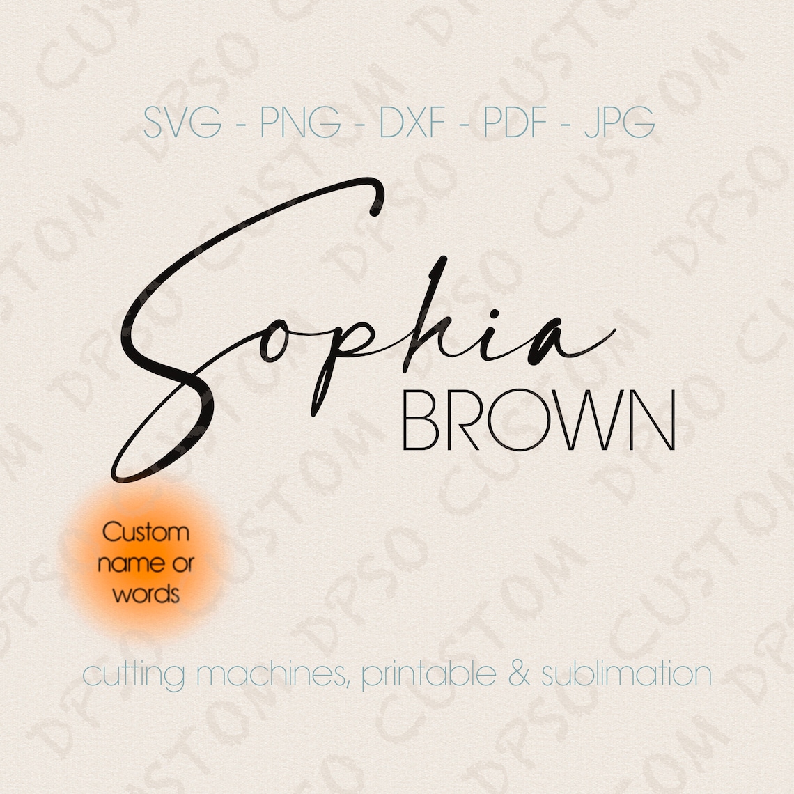 Custom Beautiful Name Text | Cut | Calligraphy | Lettering | Font ...