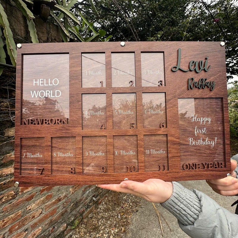 One Year in Frame - Etsy