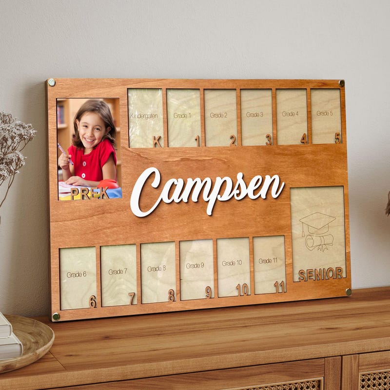 School Picture Frame - Etsy