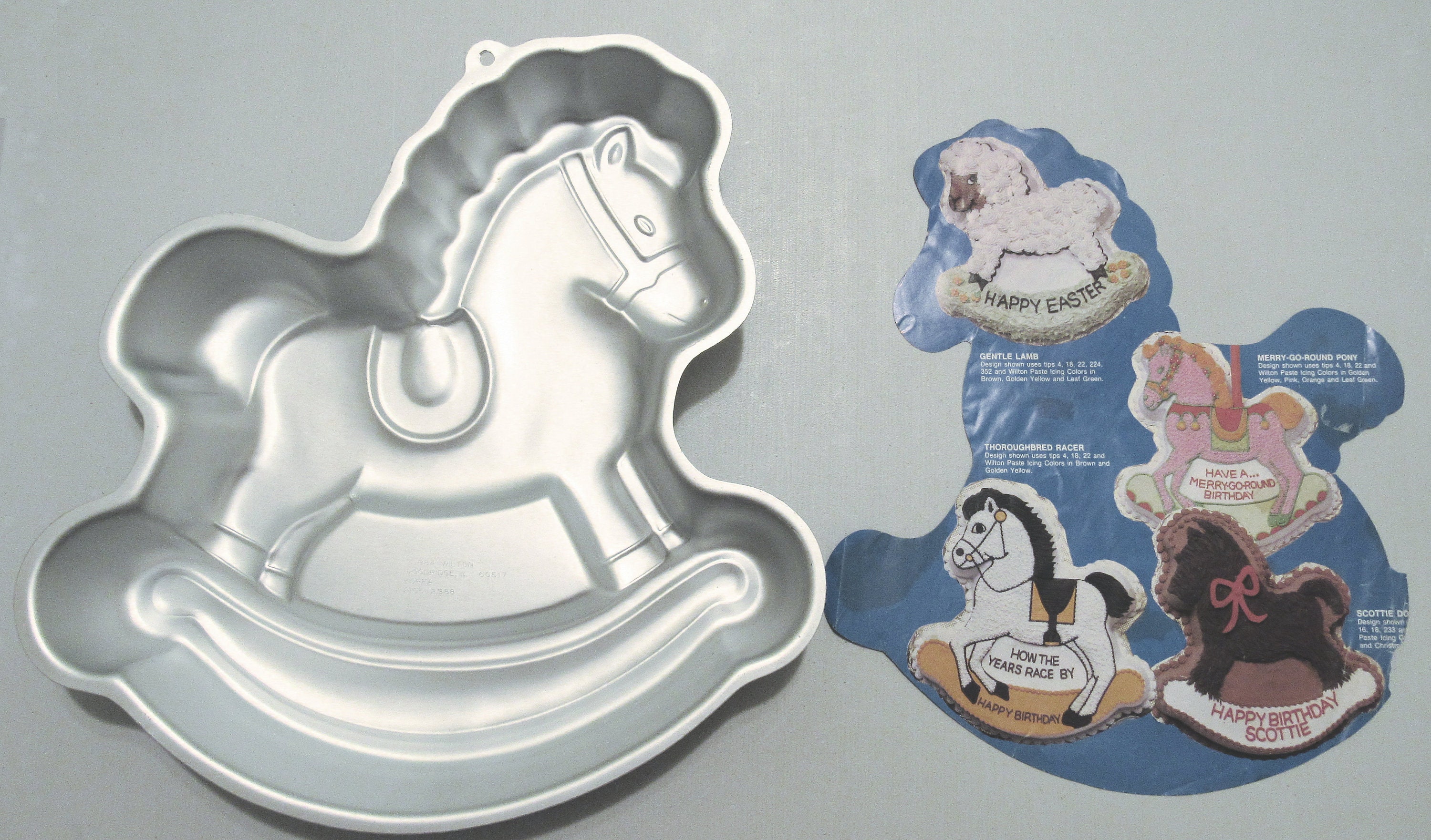 Vintage Wilton Cake Pans Animal Cakes good News Stork, Huggable Teddy ...