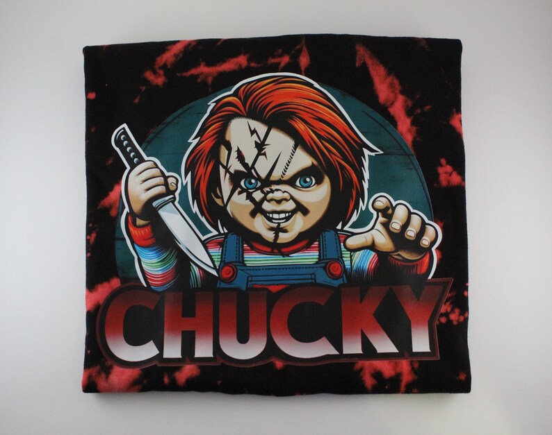 Chucky, Childs Play, Cartoon Style Horror Graphic T-shirt - Etsy