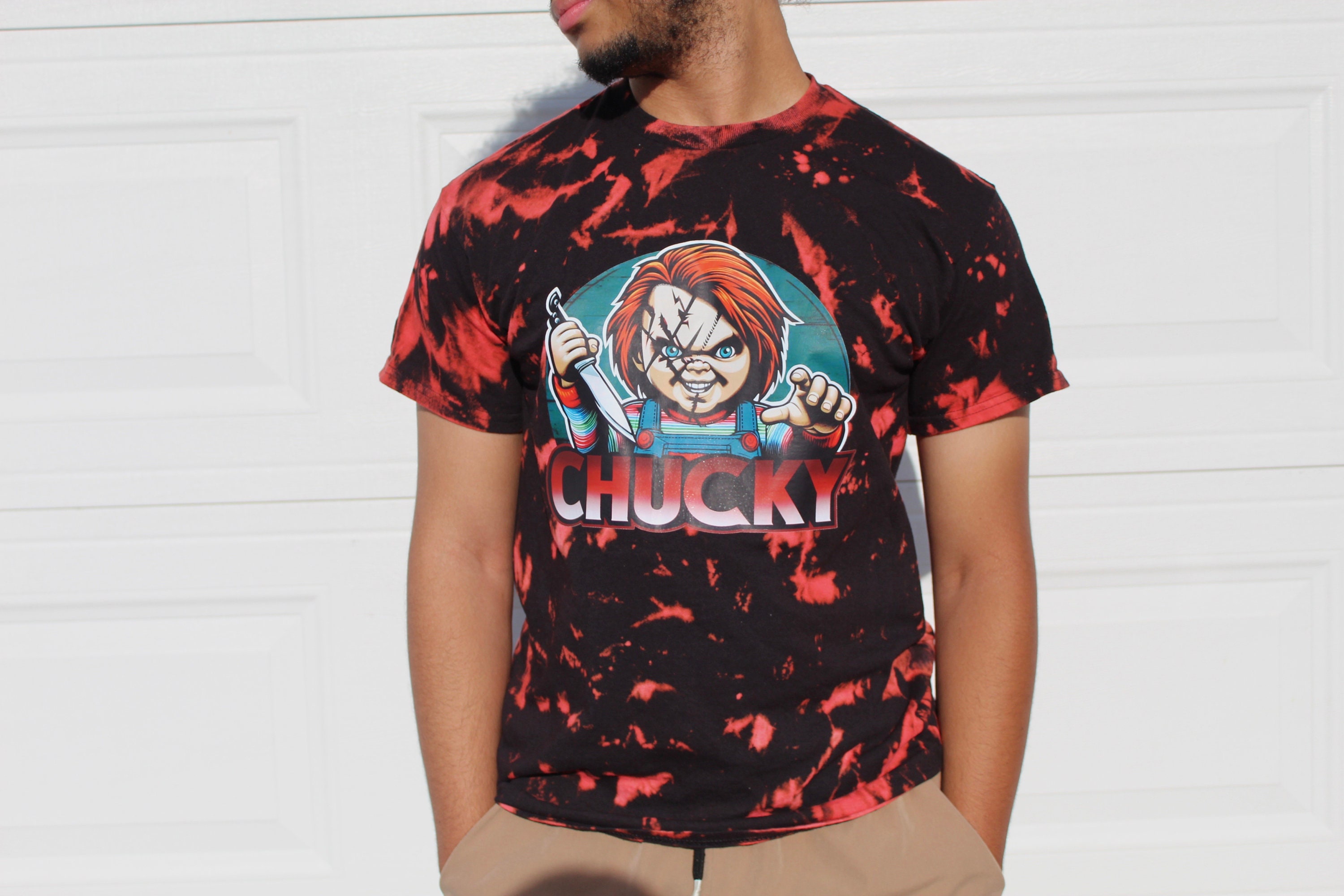 Chucky, Childs Play, Cartoon Style Horror Graphic T-shirt - Etsy