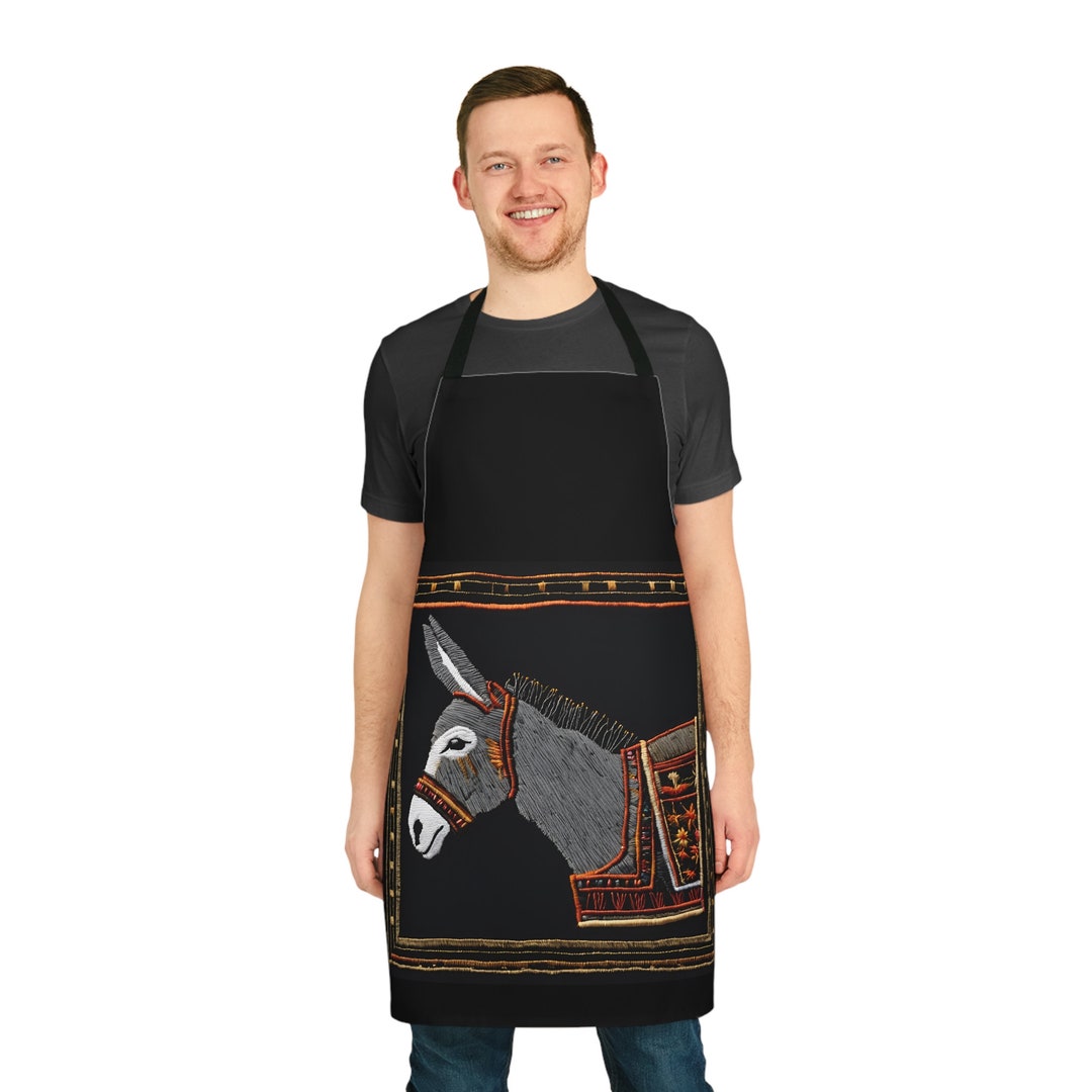 Donkey Burro KITCHEN APRON, Essential Kitchen Accessories for Cooking ...