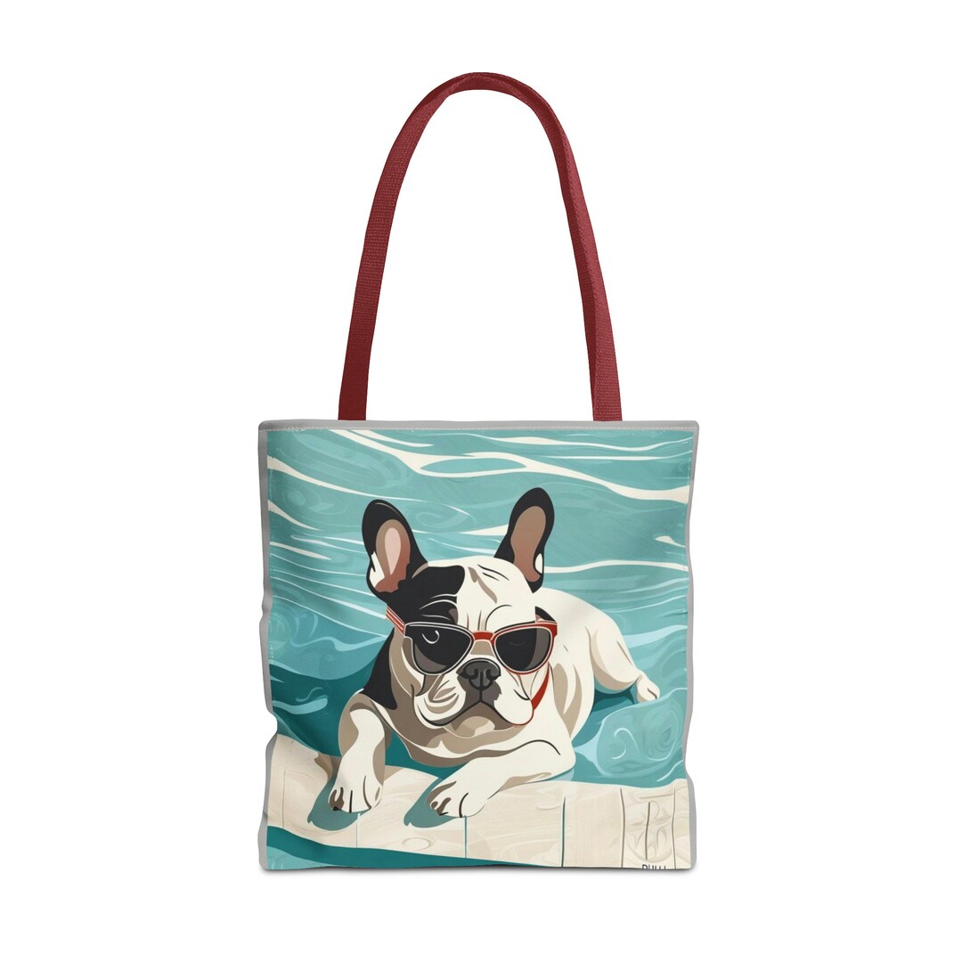 French Bulldog Tote Bag Weekender Bag for Her, Gift for a Frenchie Dog ...