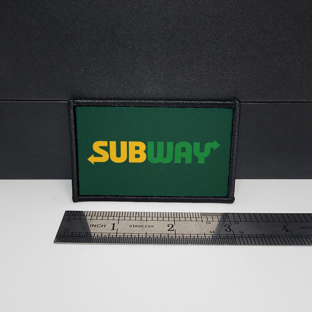 Subway Sandwiches Morale Patch Tactical Resturant 2x3 Patch - Etsy