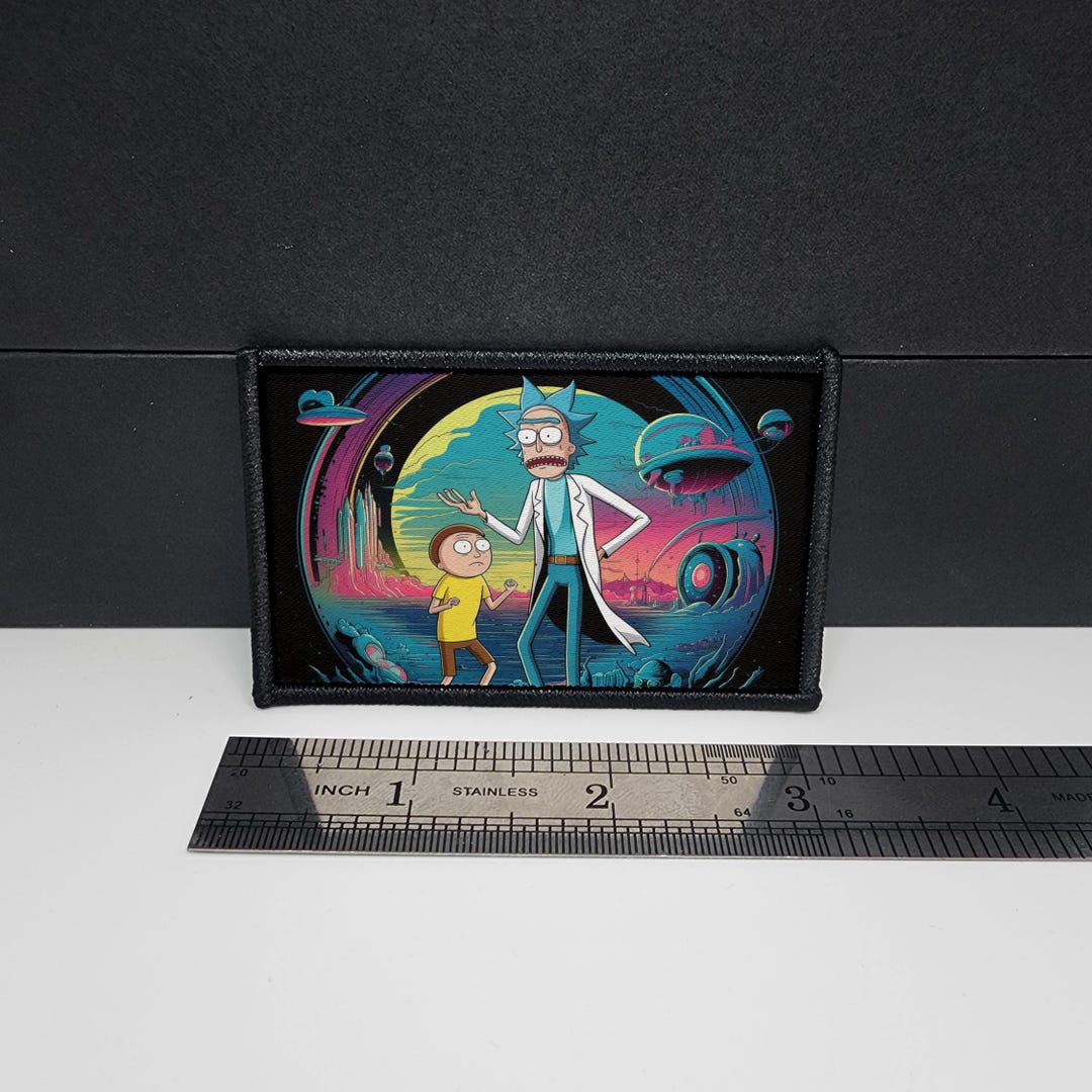 Rick and Morty Inspired Morale Patch Custom Tactical Space Trip 2x3 ...