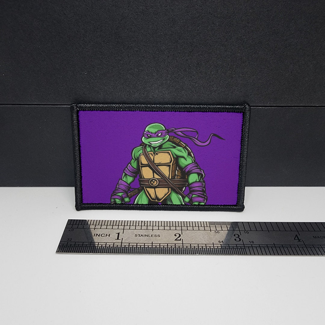 90's Cartoon TMNT Inspired Morale Patch Custom Tactical Donatello 2x3 ...
