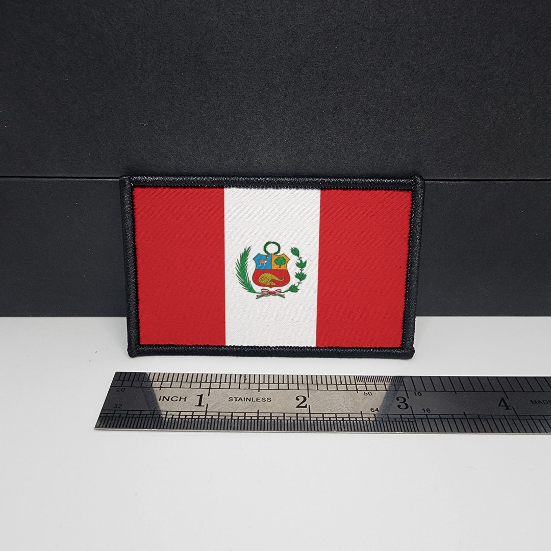 Peruvian Flag Morale Patch Custom Tactical Patch 2x3 Inch Peru Patch - Etsy