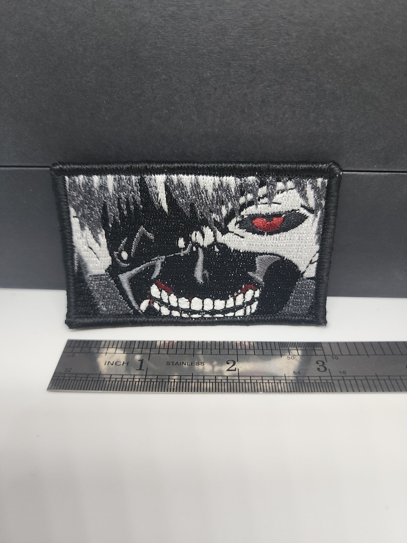 Anime Inspired Morale Patch Custom Tactical Kaneki 2x3 Inch full ...