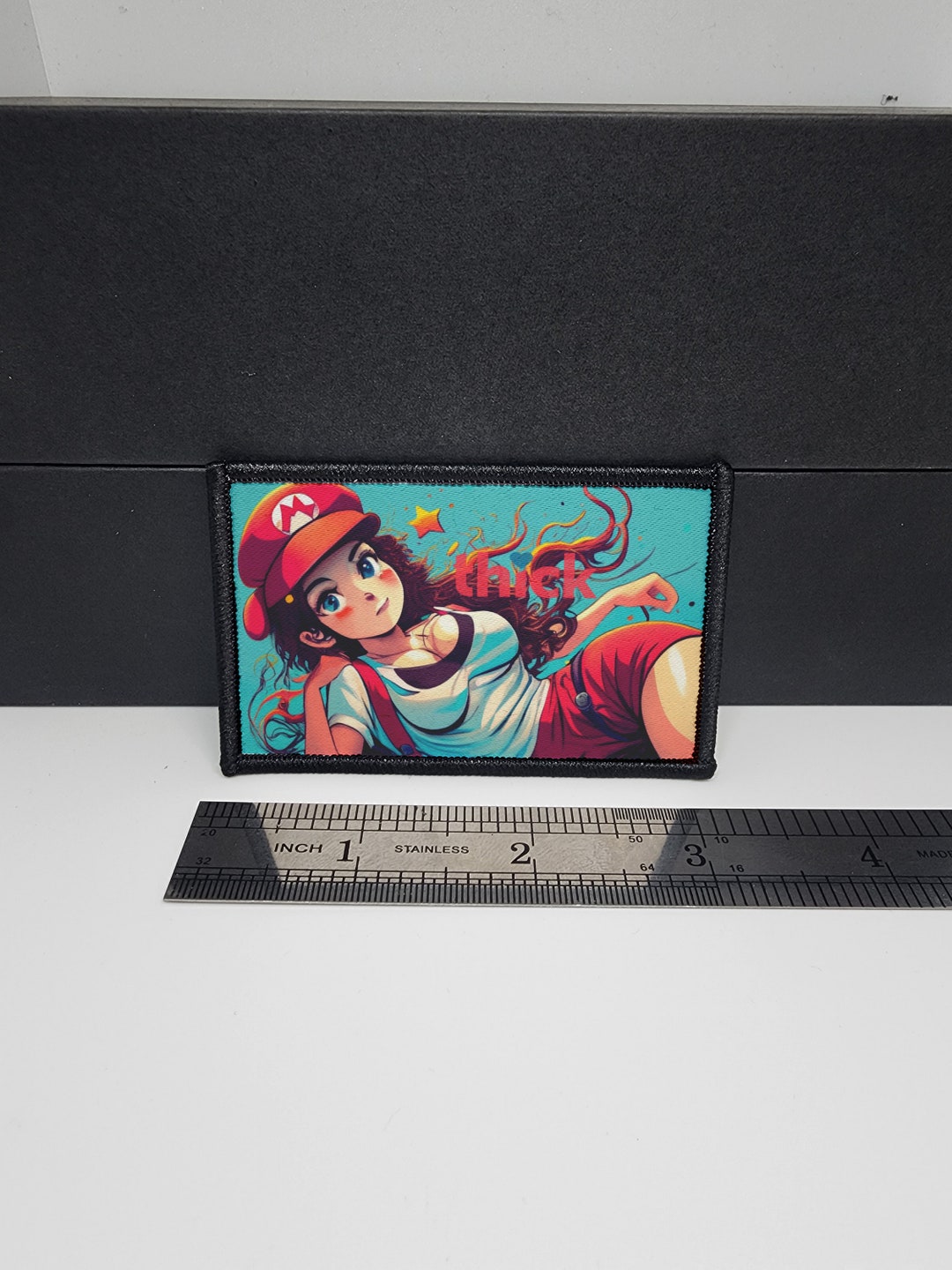 Thick3 Sexy Anime Girl Morale Patch Custom Tactical mario Inspired - Etsy