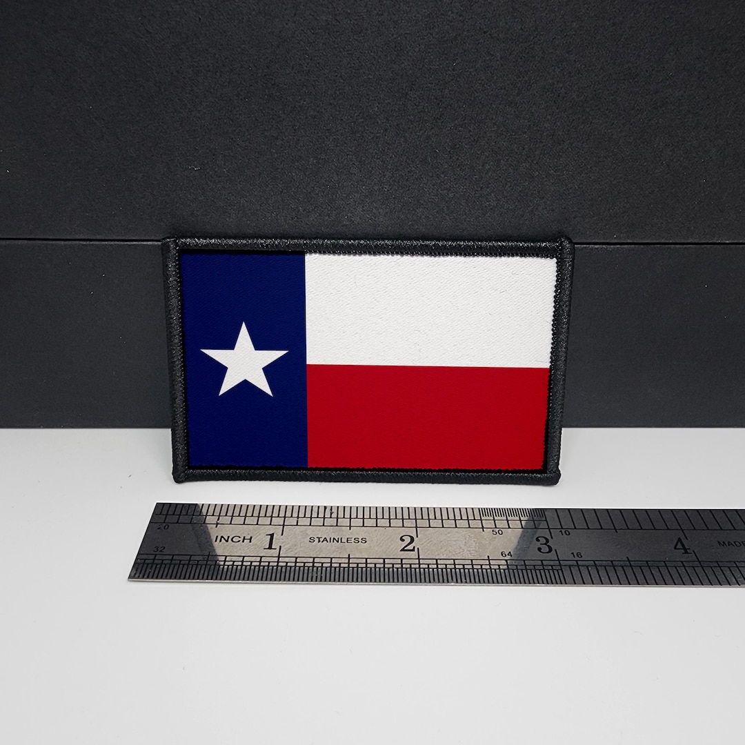 Texas Flag Morale Patch Custom Tactical Patch 2x3 Inch TX Flag Patch - Etsy