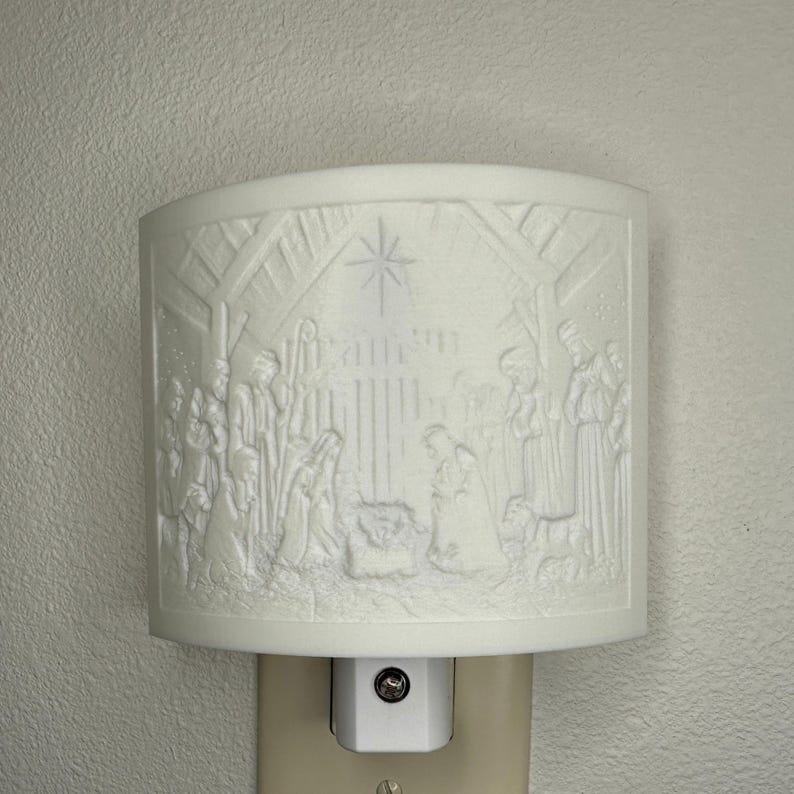 Nativity Scene Night Light - Etsy