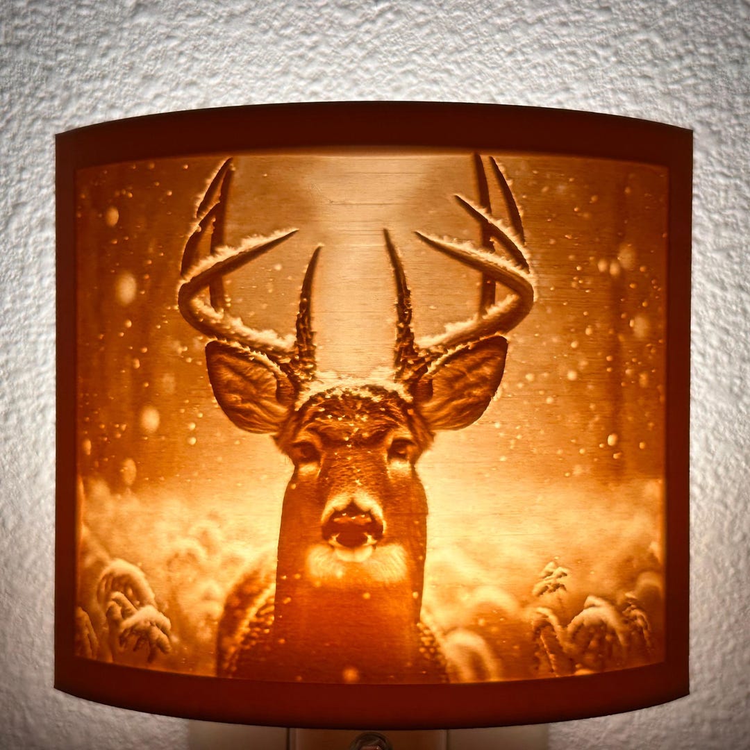 Buck Night Light - Outdoors Collection - Etsy