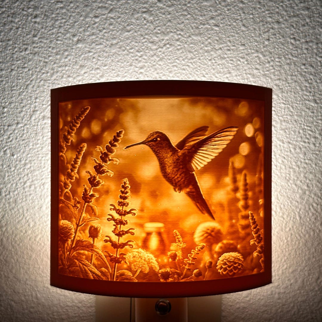 Hummingbird Night Light - Outdoors Collection - Etsy