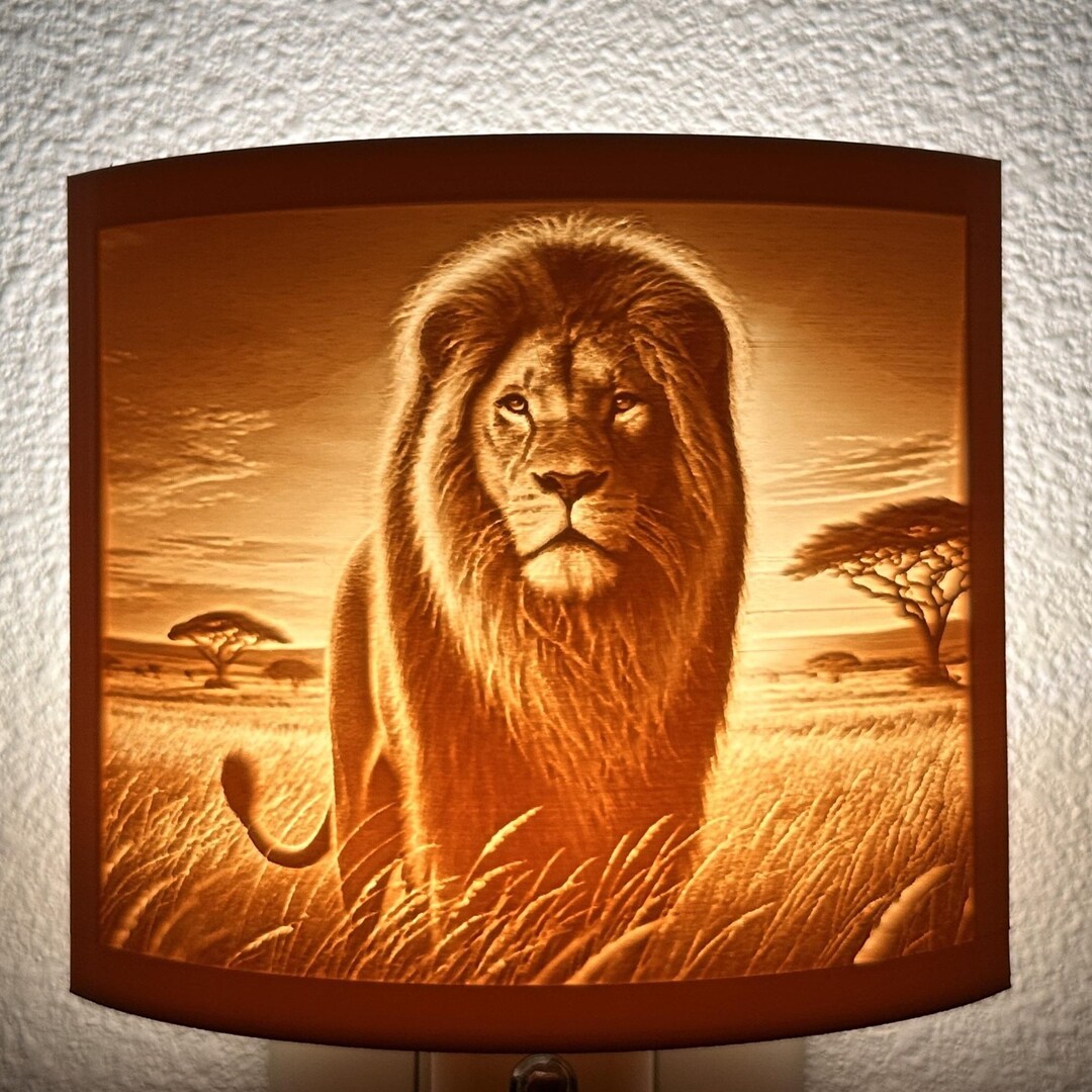 Majestic Lion Night Light - Etsy