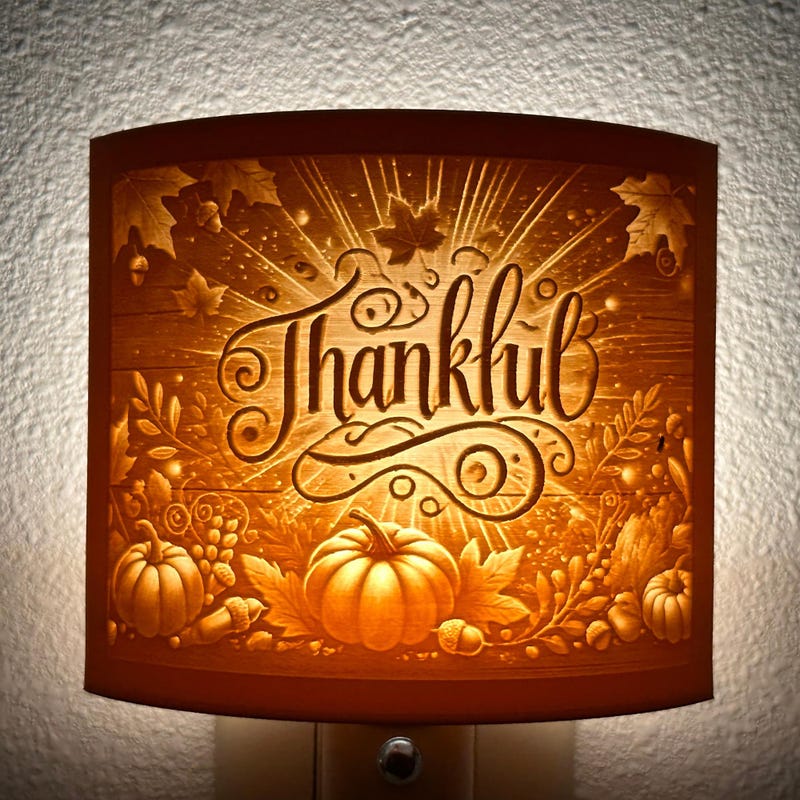 Night Light Thanksgiving - Etsy