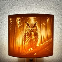 Owl Night Light - Etsy