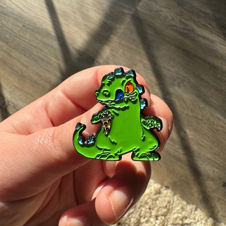 Rugrats Reptar Cute Enamel Pin Funny Enamel Pin Cute Quote Pin Resin ...