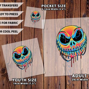 Colorful Jack, Jack Skellington, Nightmare, Before, PNG Bundle Dtf ...