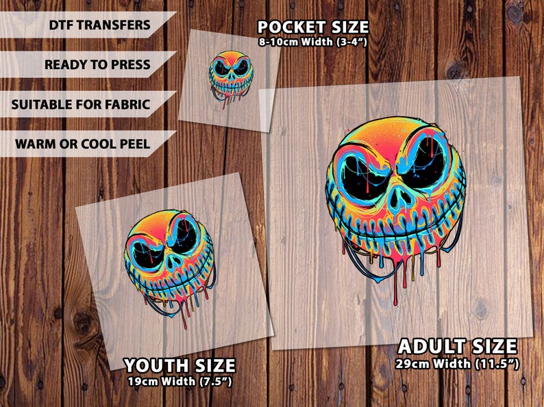 Colorful Jack, Jack Skellington, Nightmare, Before, PNG Bundle Dtf ...