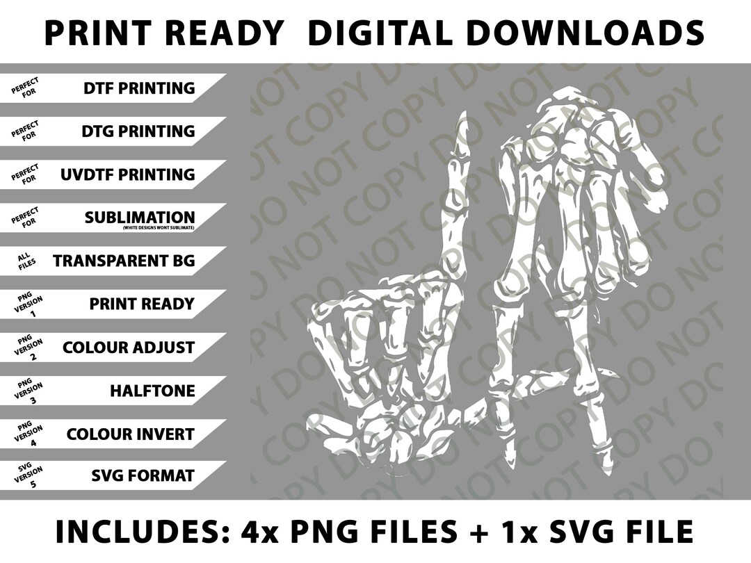 La Hand Sign Lazy DIY Halloween Costume Skeleton Los Angeles Png Bundle ...