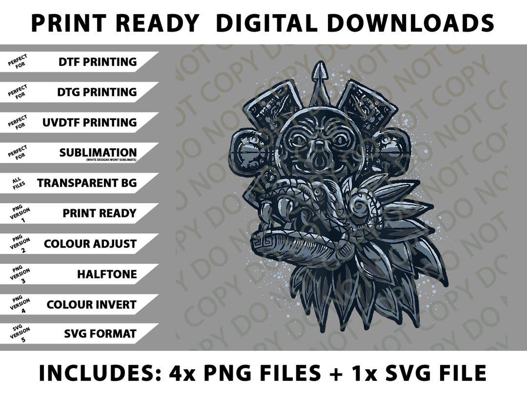 Aztec God Quetzalcoatl Cool Snake Dragon Inca Maya Gift Idea Top Png ...