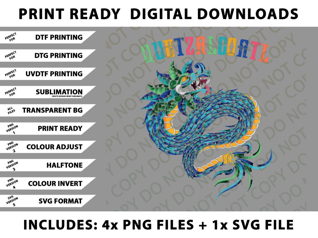 Aztec God Quetzalcoatl Cool Snake Dragon Inca Maya Gifts Png Bundle ...