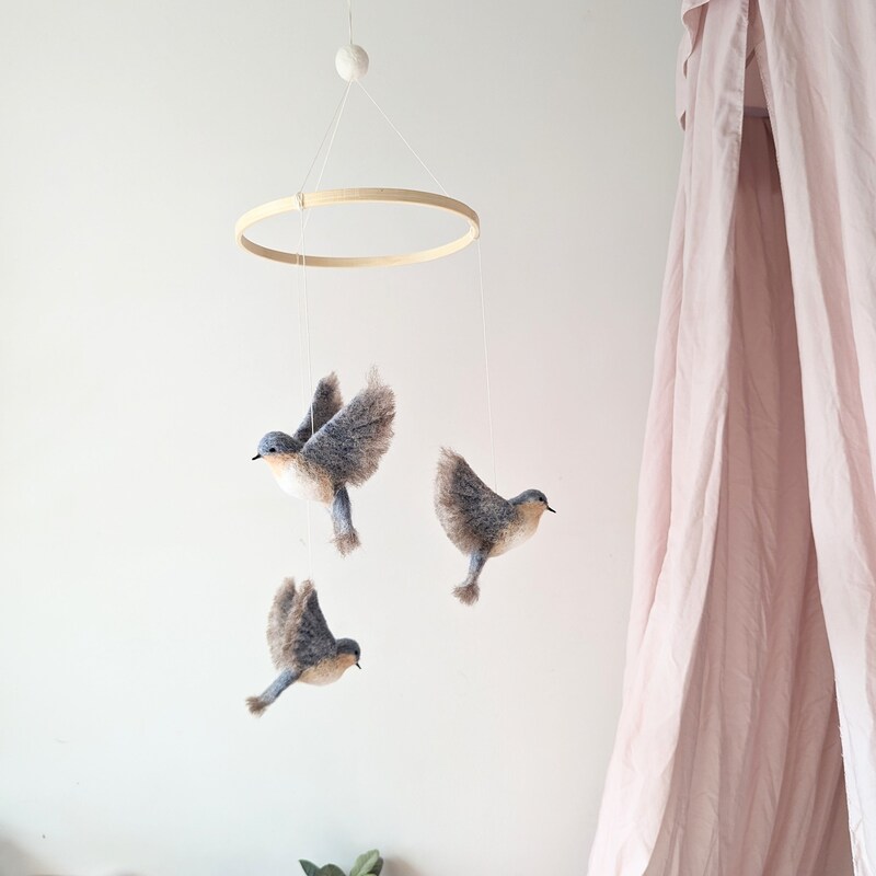 Flying Bird Mobile - Etsy