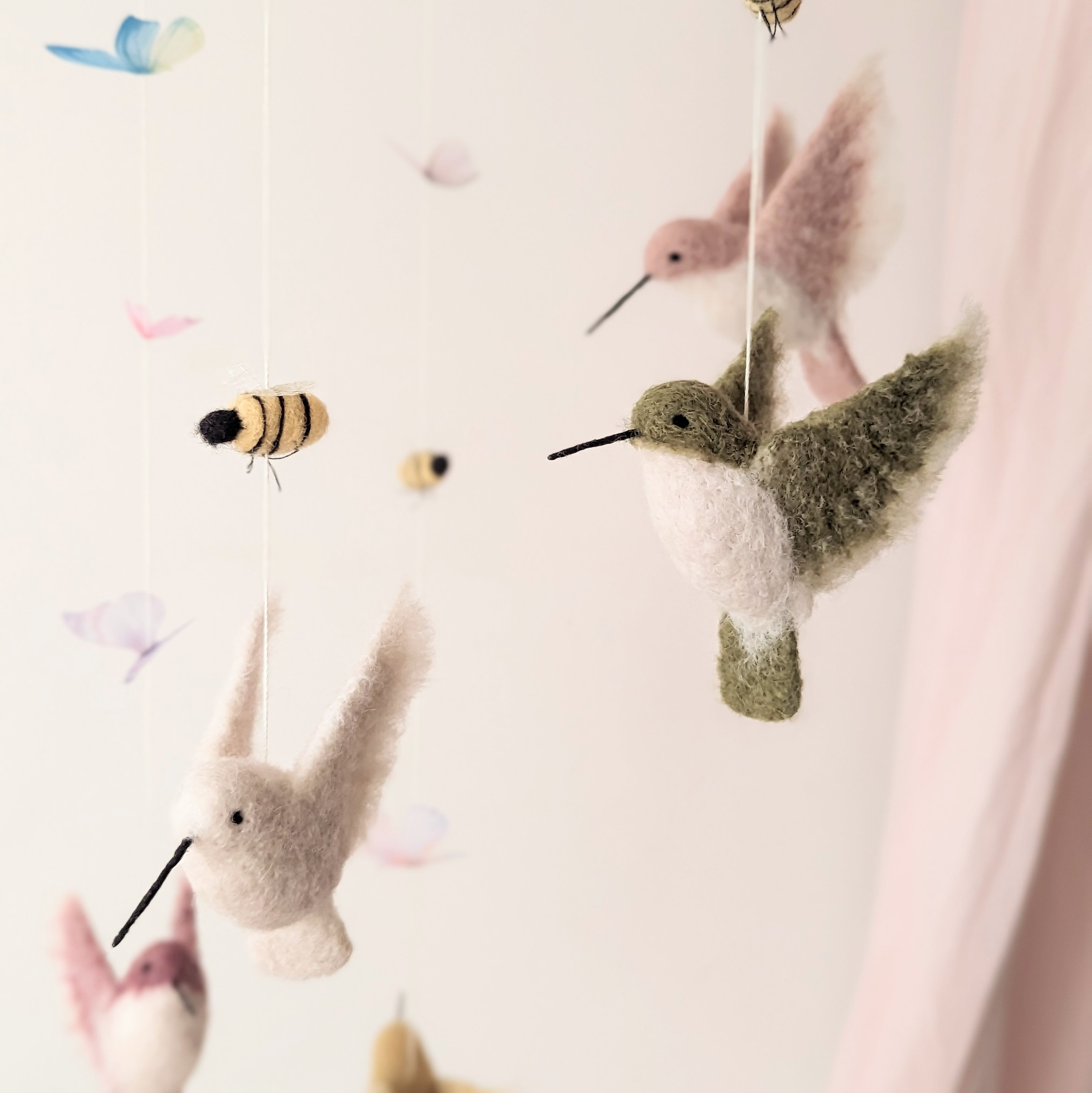 Baby Mobile, Bird Mobile for Baby, Crib Mobile, Baby Shower Gift ...