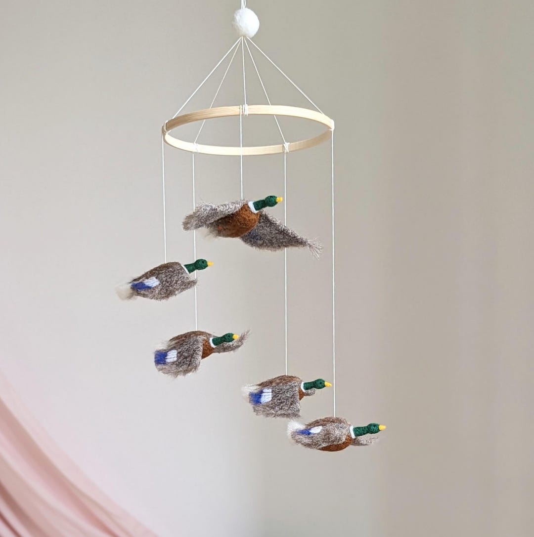 Mallard Ducks Mobile, Hunting Baby Mobile, Ducks Baby Mobile, Hunting ...
