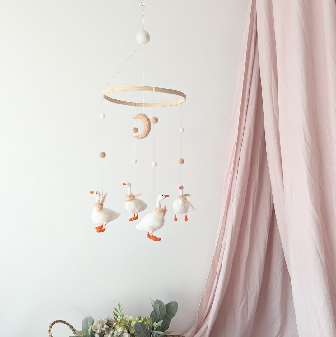 Duckling Nursery, Duckling Baby Mobile, Geese Baby Mobile, Ducks Baby ...