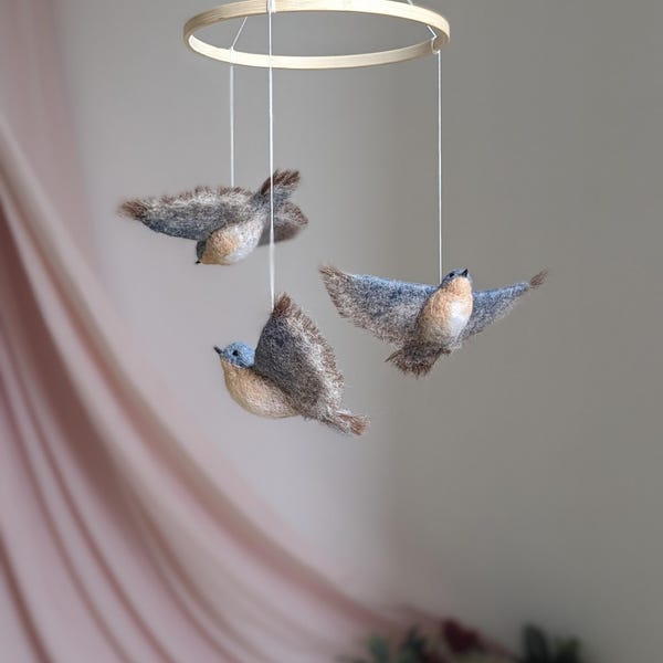 Flying Bird Mobile - Etsy